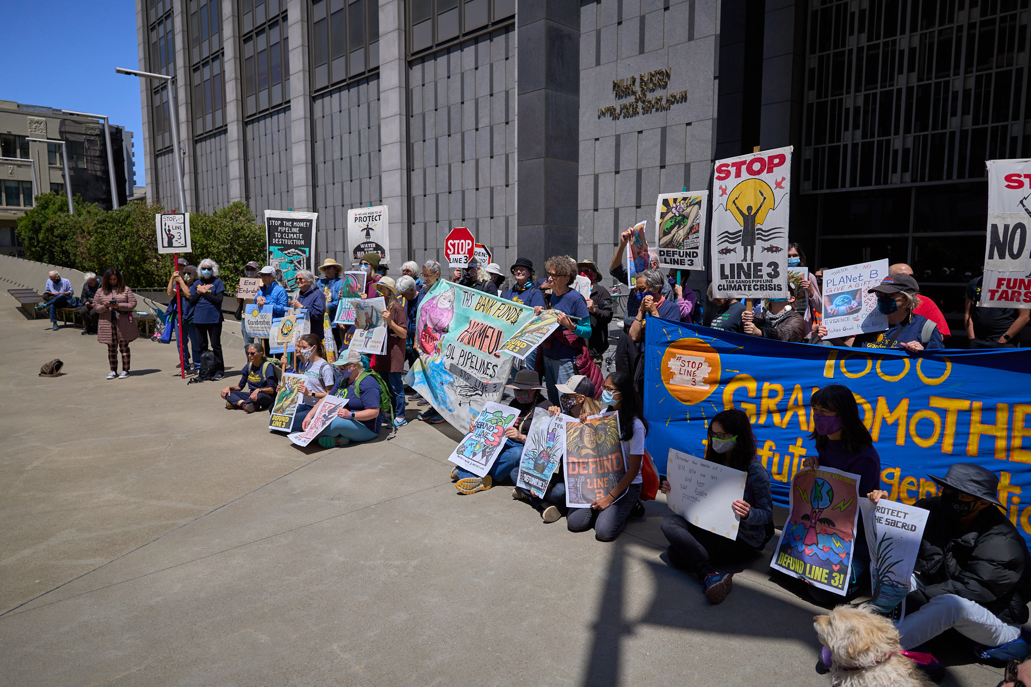 Stop Line 3 Activists Rally At US Army Corps Of Engineers Office | XRSFBay